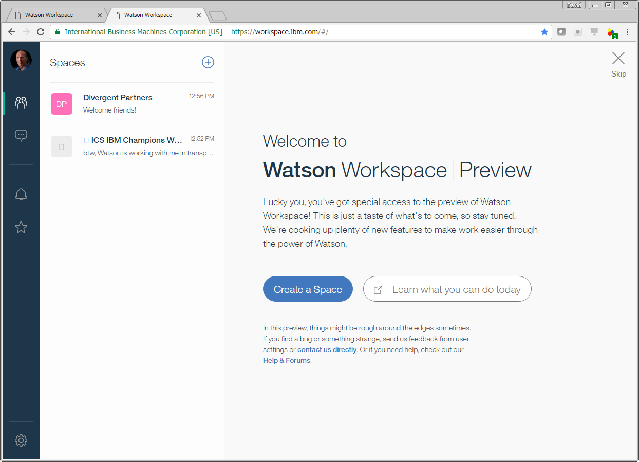 Join Me on IBM Watson Workspace | The Notes Guy in Seattle