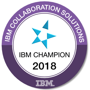 IBM Champion 2018 digital badge | The Notes Guy in Seattle